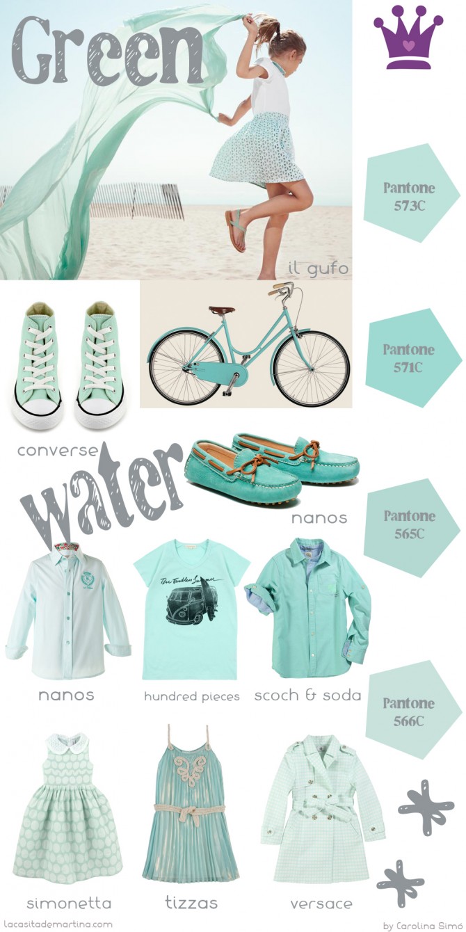 ♥ GREEN WATER colores Tendencia Moda Infantil ♥ – La casita de Martina ...