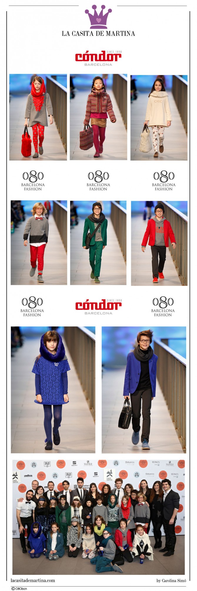♥ El desfile de la marca de moda infantil CÓNDOR en 080 BARCELONA ♥ ...